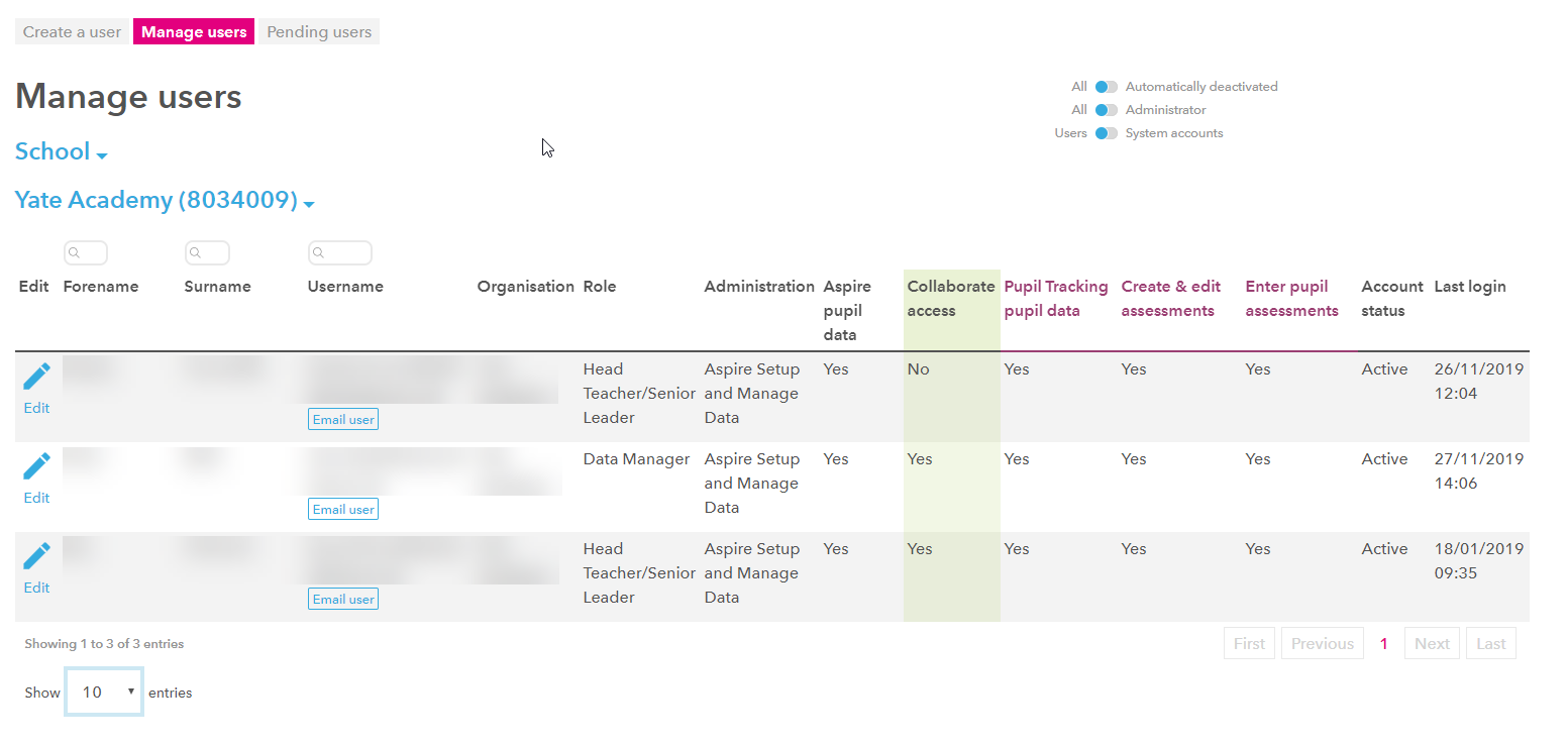 Changing user details in Aspire - FFT Help Centre